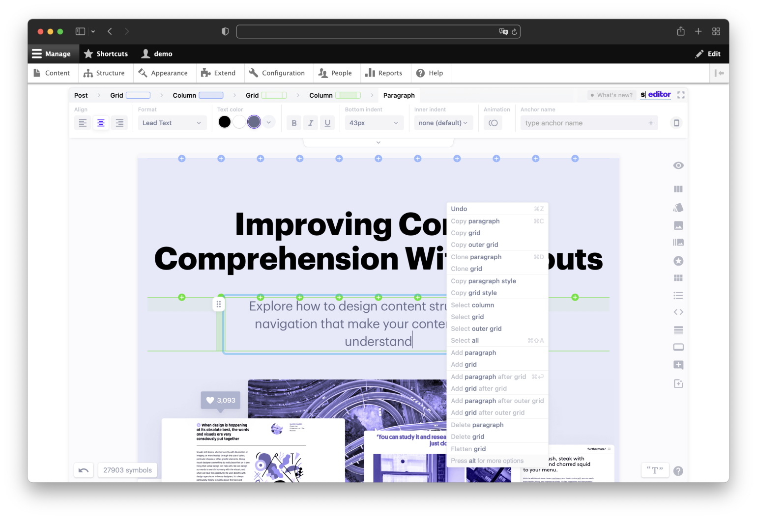 Setka – no-code post builder | Drupal.org