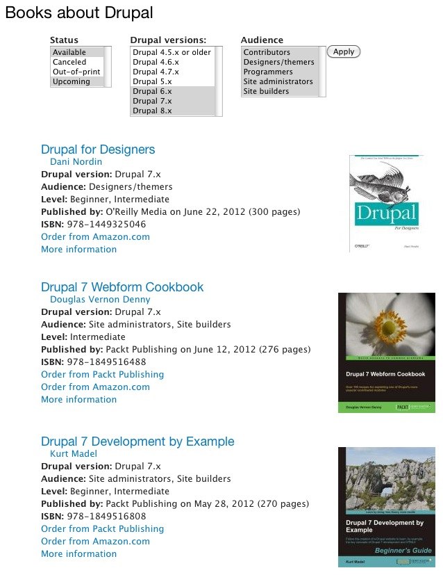 Create new content type and Views for books [#1487988] | Drupal.org