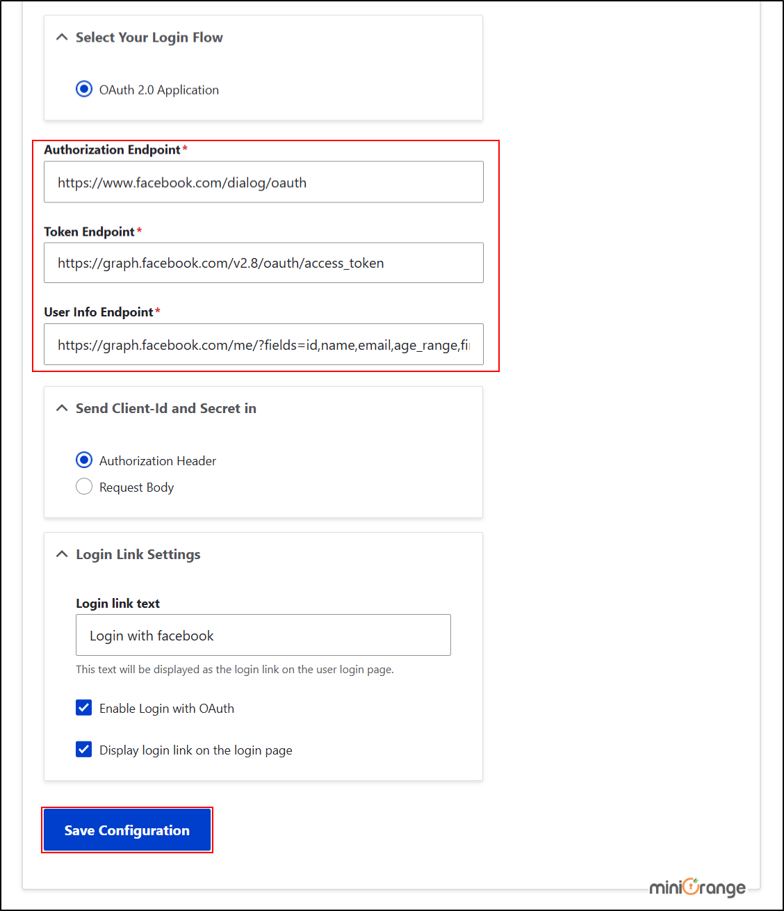 Facebook OAuth SSO Setup | OAuth & OpenID Connect Login - OAuth2 Client SSO Login | Drupal Wiki ...