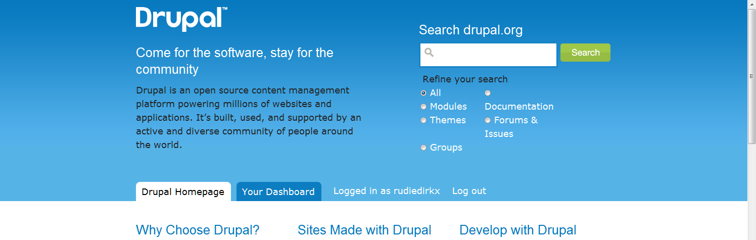 Support all screen sizes [#951114] | Drupal.org