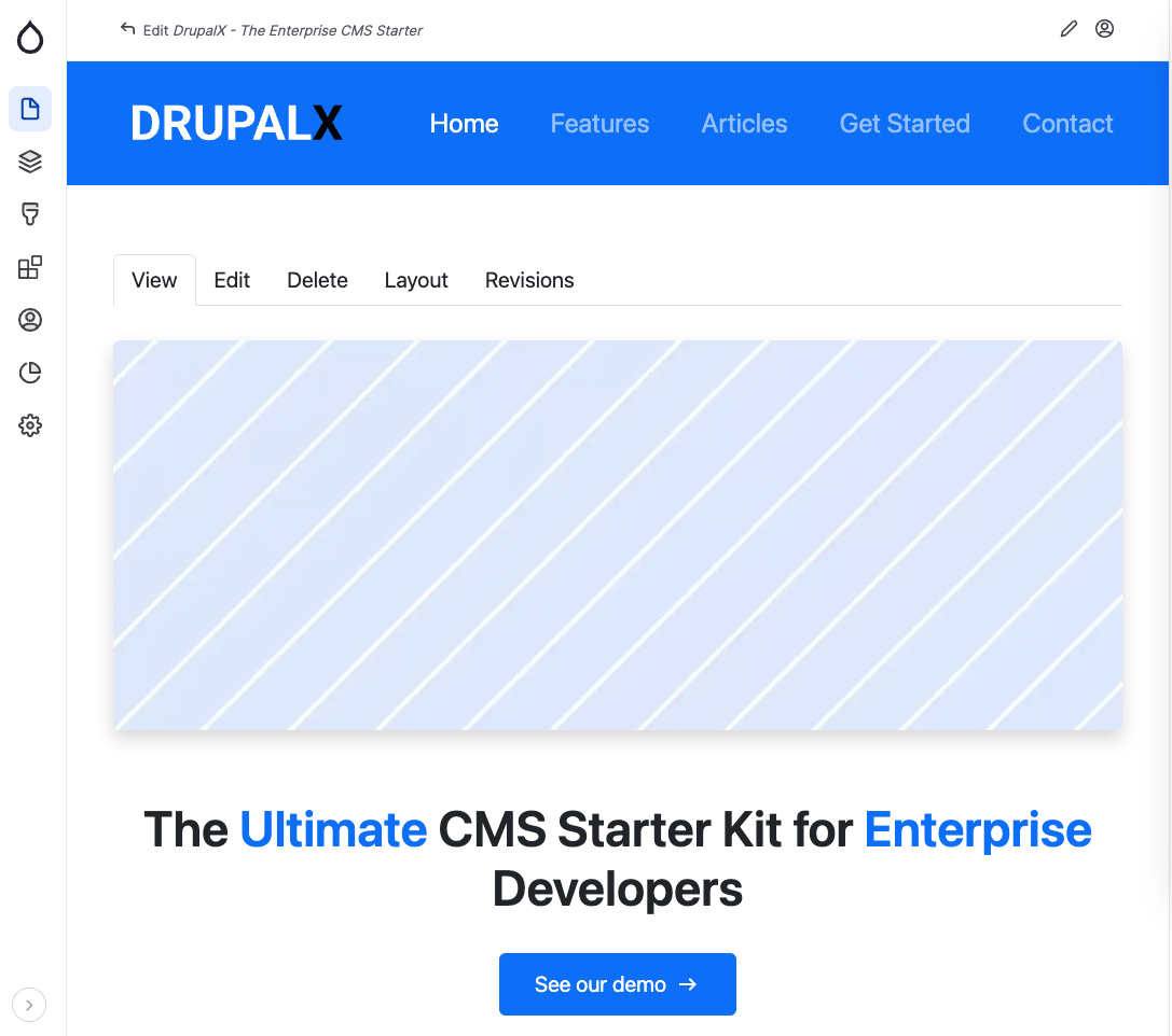 DrupalX Enterprise CMS Starter | Drupal.org