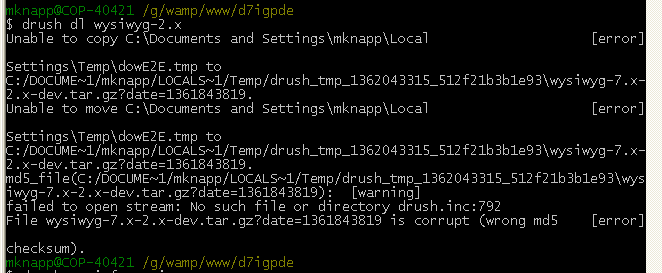 (Windows) Downloading dev version of module fails because of "?" in filename [#1890092] | Drupal.org