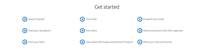 Managing landing pages | Content guidelines | Drupal.org guide on Drupal.org