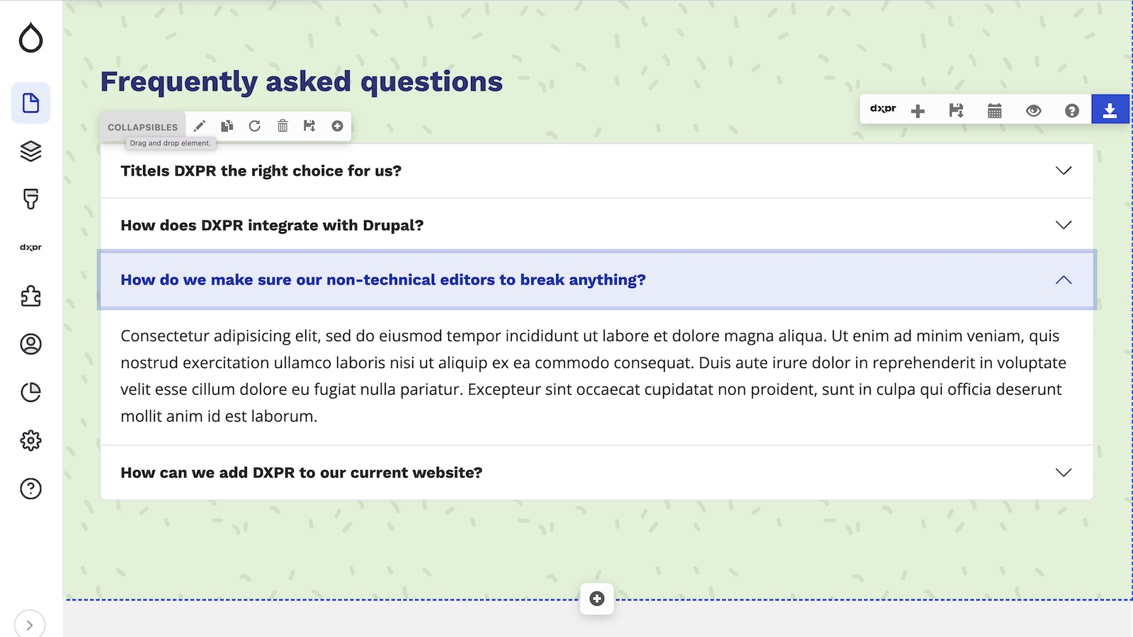 DXPR Marketing CMS | Open Source Drupal CMS, With Drag-and-Drop Page ... DXPR Marketing CMS | Open Source Drupal CMS, With Drag-and-Drop Page ...
