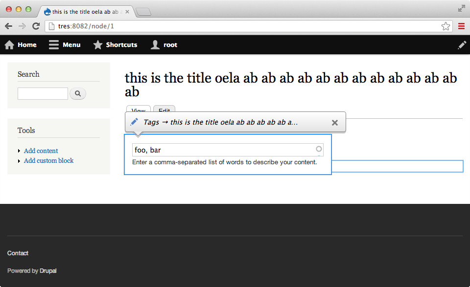 Polish entity toolbar visually [#2080217] | Drupal.org