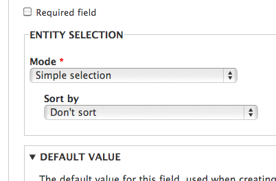 Add Entity reference field [#1801304] | Drupal.org