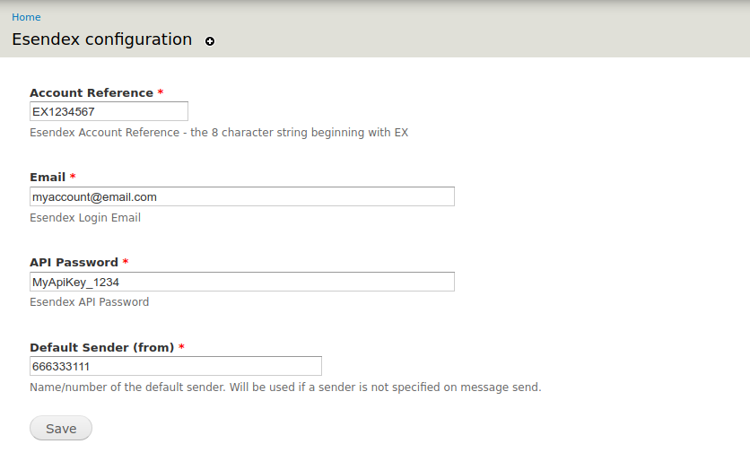 Esendex for SMS Framework | Drupal.org