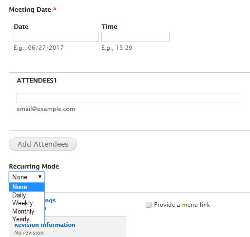 WebEx Recurring API | Drupal.org