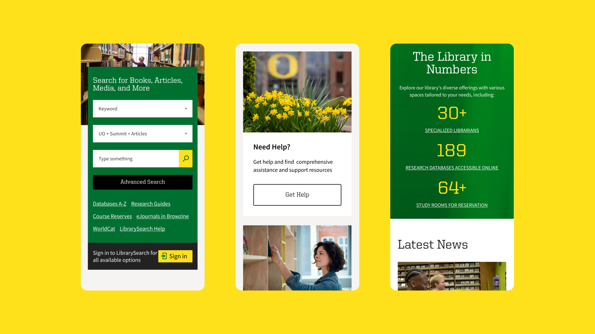 University of Oregon Libraries: User-Centric Redesign and Navigation ...
