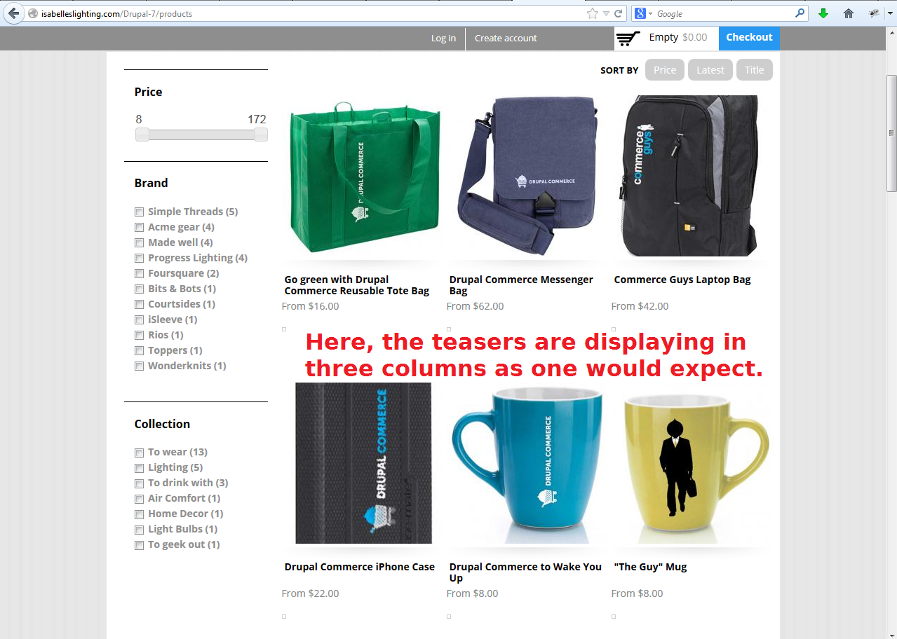 Product Teasers Displaying Differently On "Products" Compared To ...