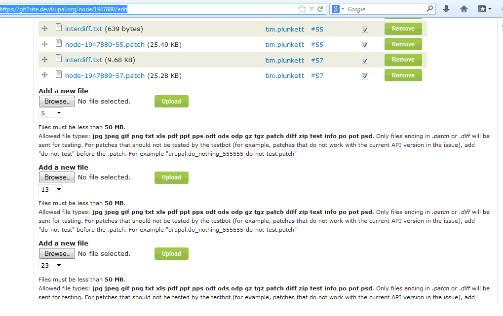 Empty file placeholders in field_issue_files cause duplicate 'add files' buttons on the file ...