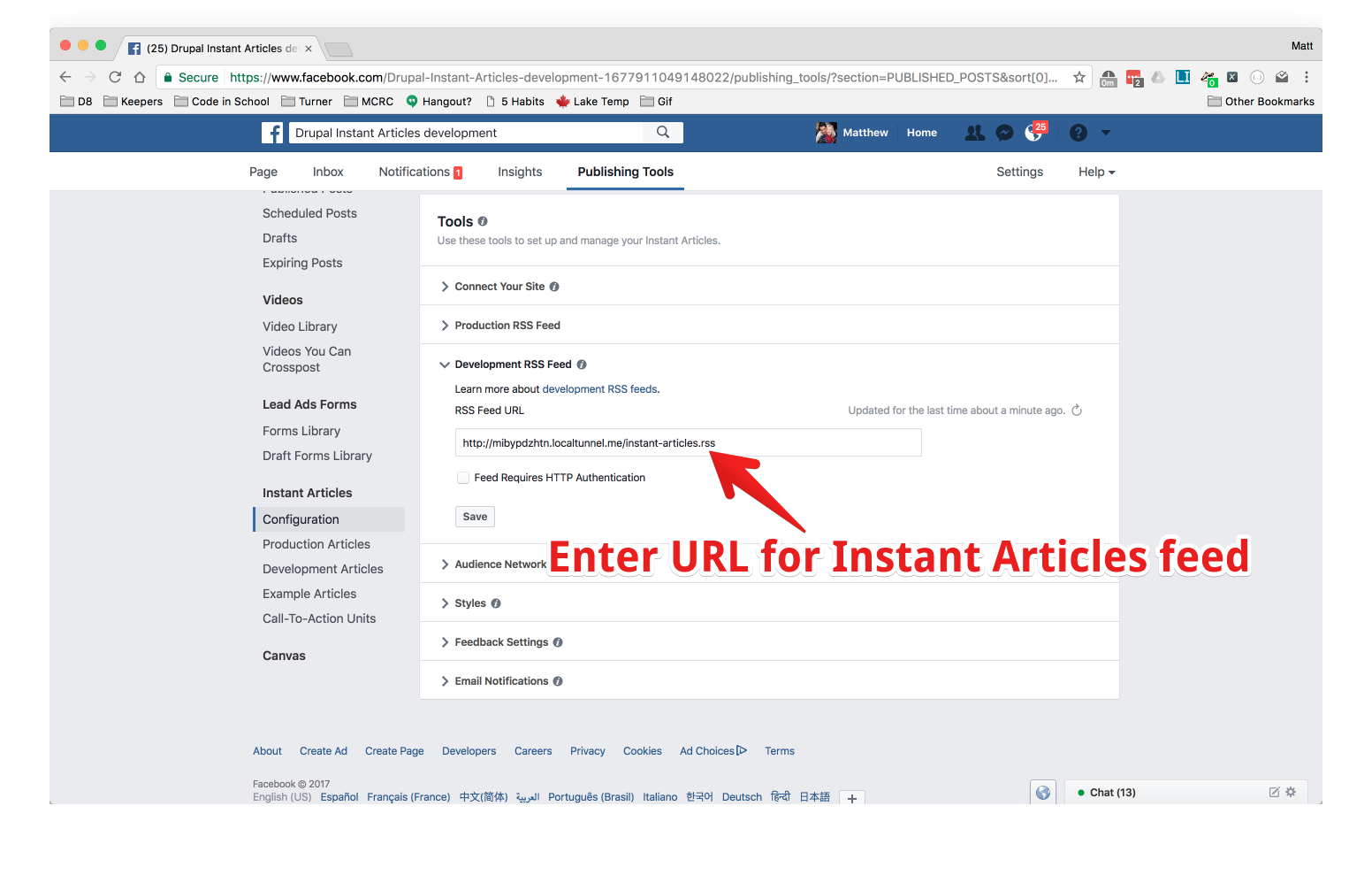 Module usage | Facebook Instant Articles | Drupal Wiki guide on Drupal.org