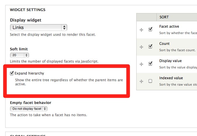 Hierarchical facets expanded by default [#1317508] | Drupal.org