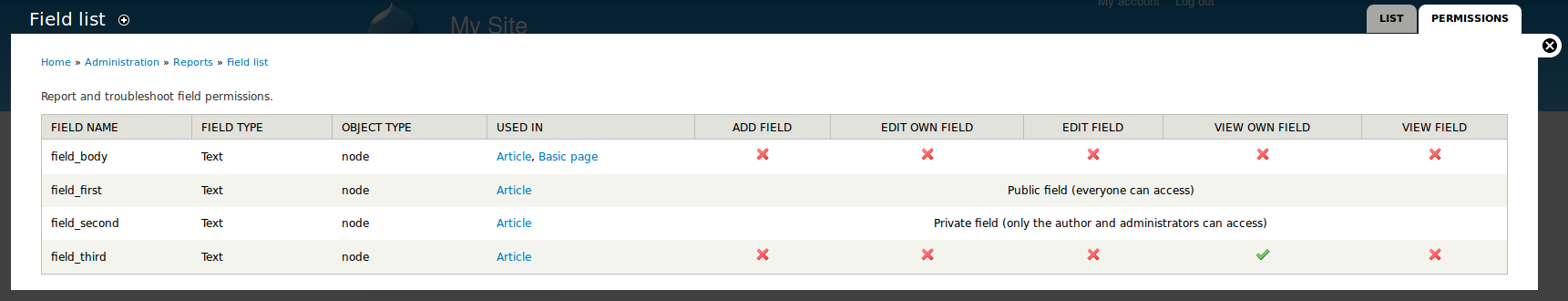 Revamp the Field Permissions user interface to make it more intuitive [#1279712] | Drupal.org