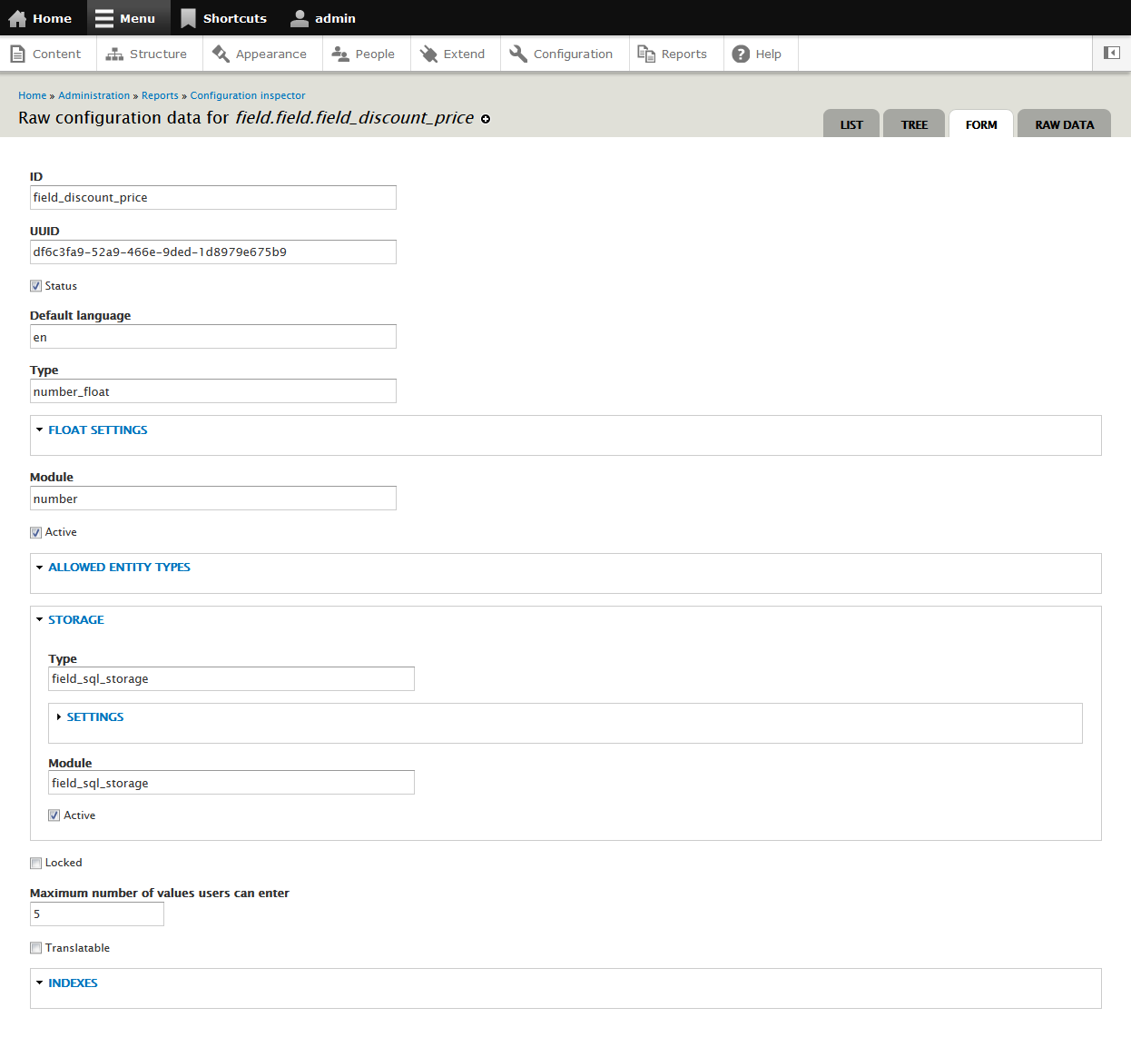 Provide config schema to field types and storage in number module [#1973450] | Drupal.org