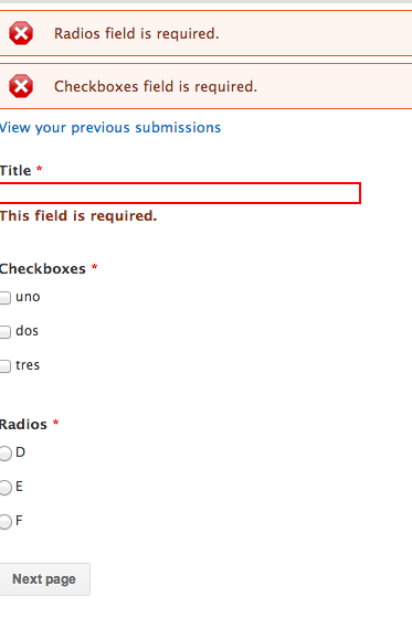 Validation per multipage [#1340082] | Drupal.org
