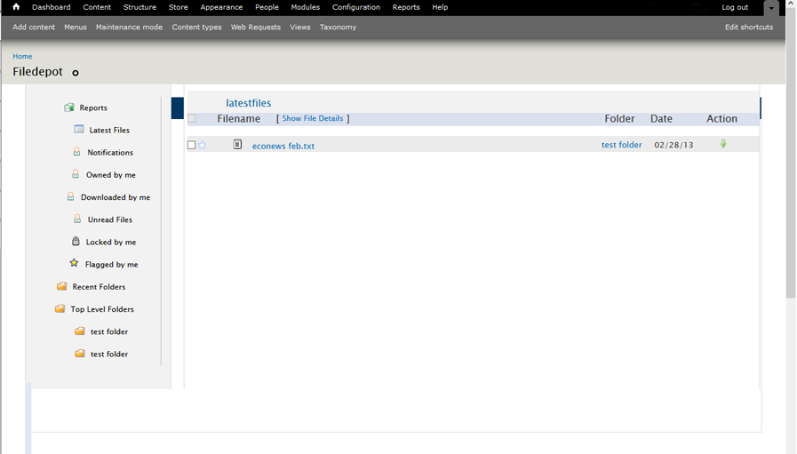 Filedepot UI Arranged Strangely [#1931268] | Drupal.org
