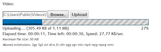 Provide enhanced information when uploadprogress extension is available [#1421676] | Drupal.org