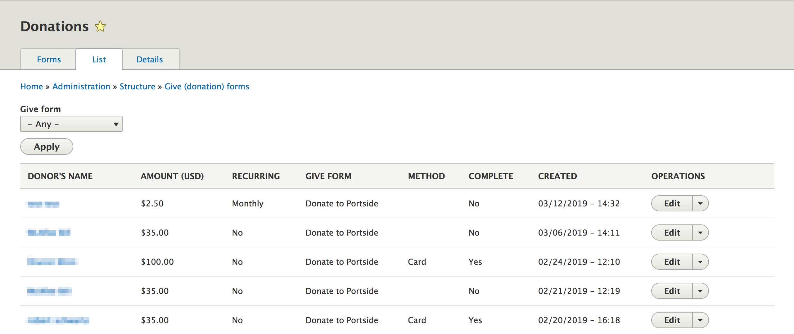 Troubleshooting Failed Donations | Give | Drupal Wiki guide on Drupal.org