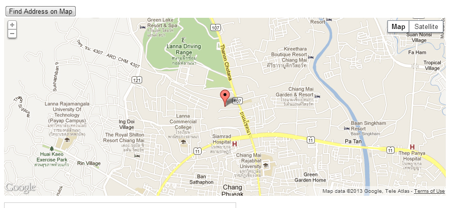 Marker shows on edit page, but not on node display (with Find Address on Map, and site in ...