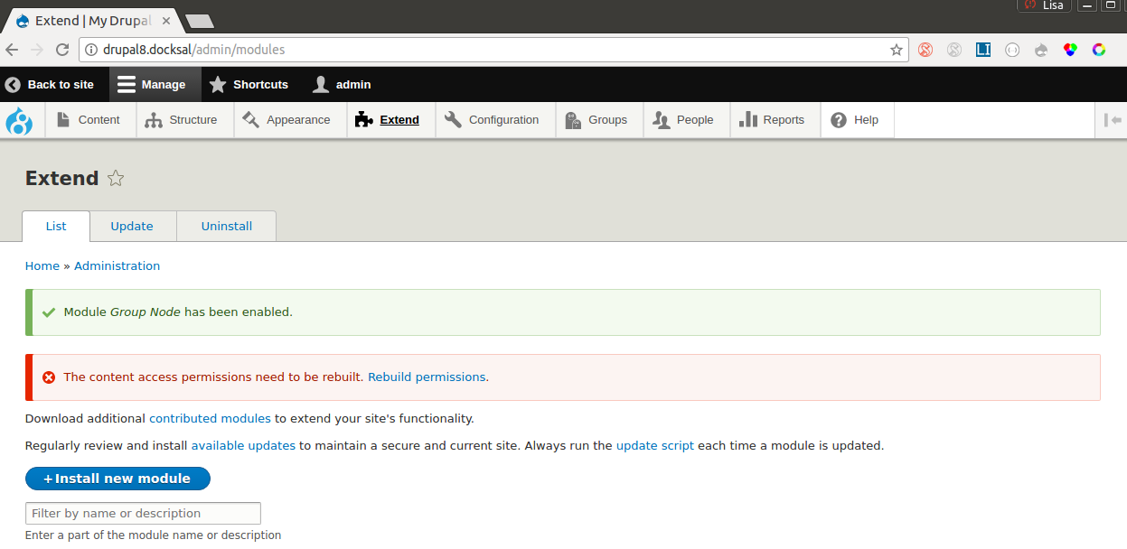 Basic Configuration | Group | Drupal Wiki guide on Drupal.org
