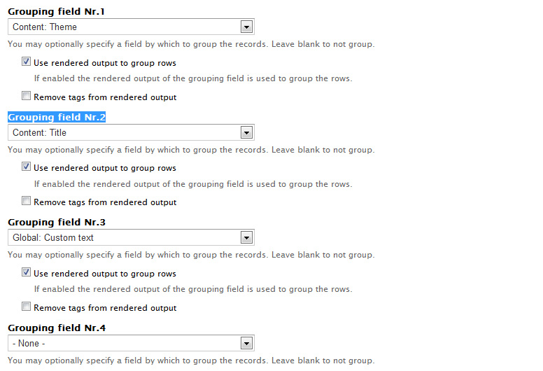 Add grouping support for views calc [#140665] | Drupal.org