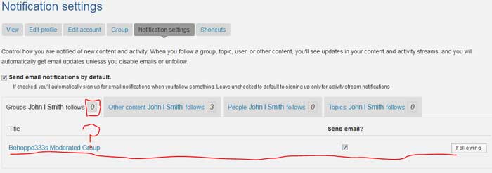 User profile "notifications" page always shows data of logged in user, regardless of uid in the ...