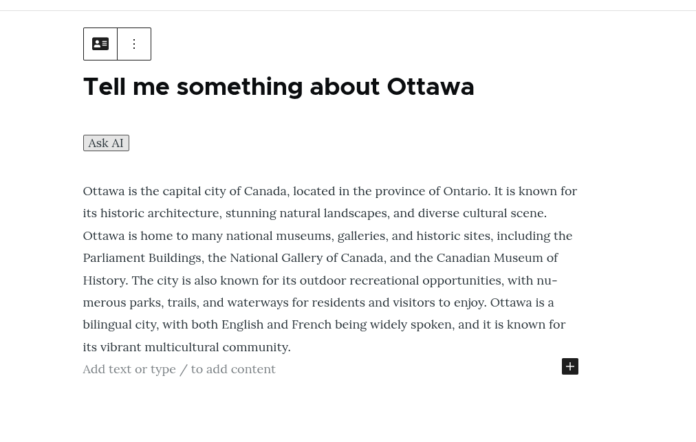 Gutenberg AI Tools | Drupal.org
