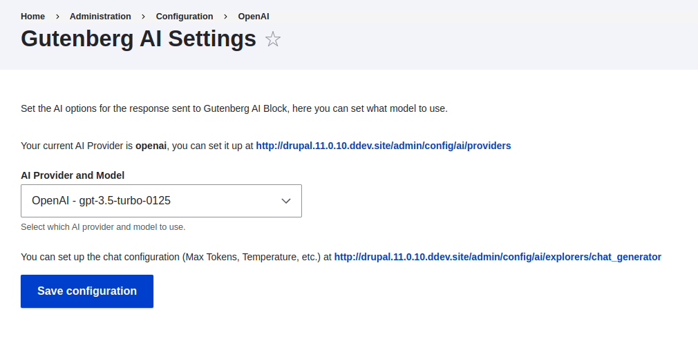 Gutenberg AI Tools | Drupal.org