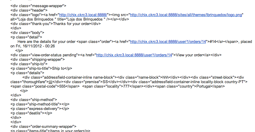mail order confirmation problem [#1842174] | Drupal.org