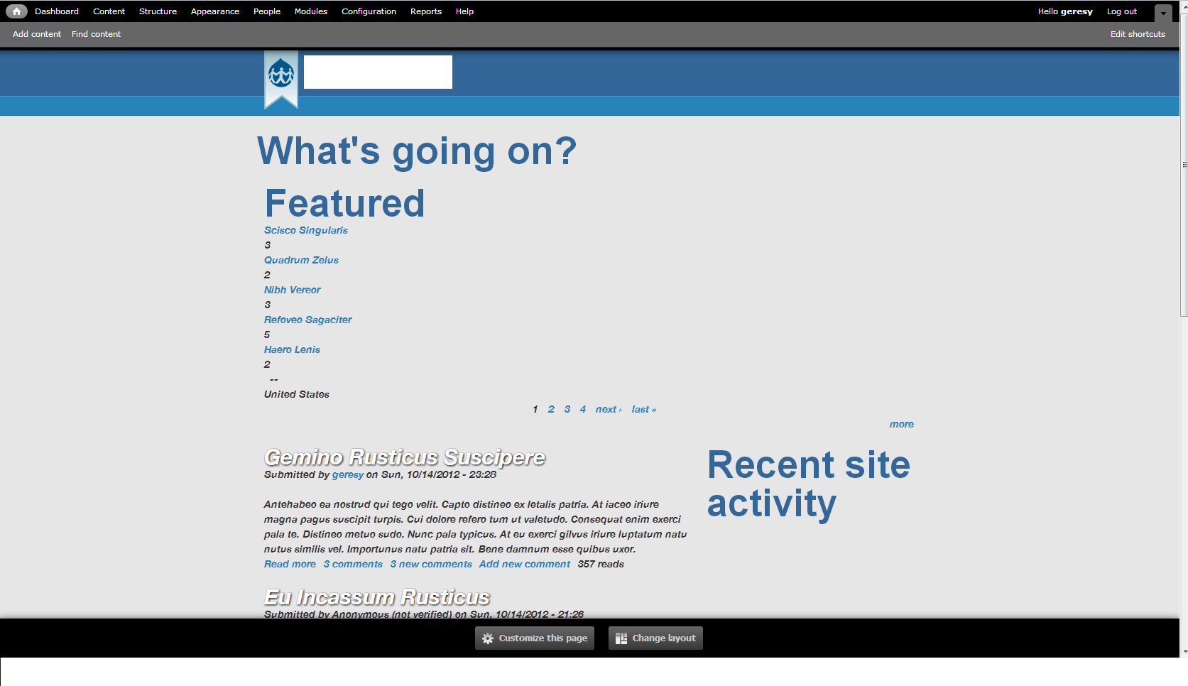 Ship Commons with (optional, but default to on) demo content [#1812566] | Drupal.org