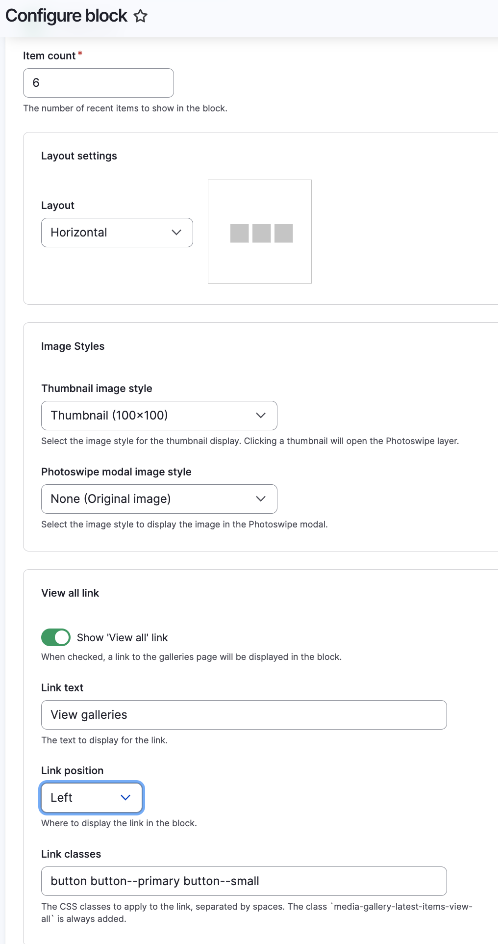 Displaying Galleries on Your Site | Getting Started with Media Gallery | Drupal Wiki guide on ...
