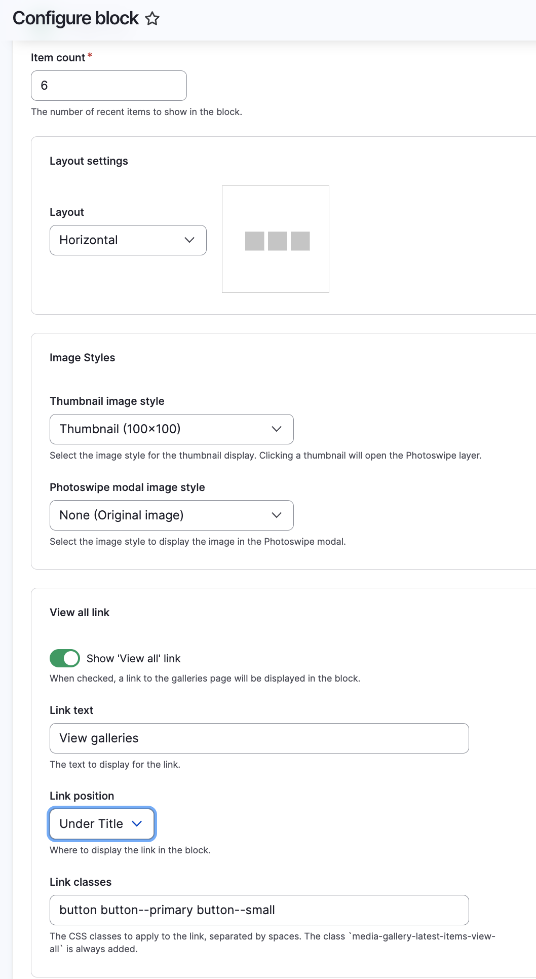 Displaying Galleries on Your Site | Getting Started with Media Gallery | Drupal Wiki guide on ...