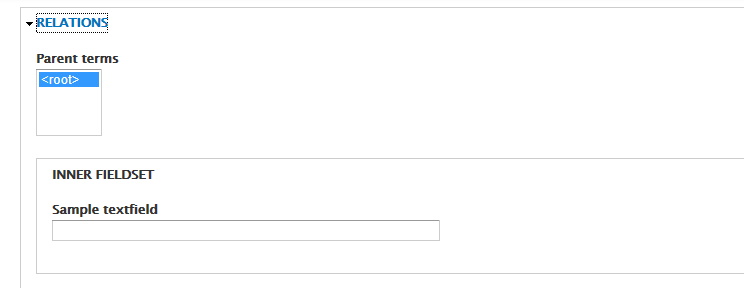 Non-collapsible fieldsets within collapsed fieldsets have "expanded" icon [#1361810] | Drupal.org