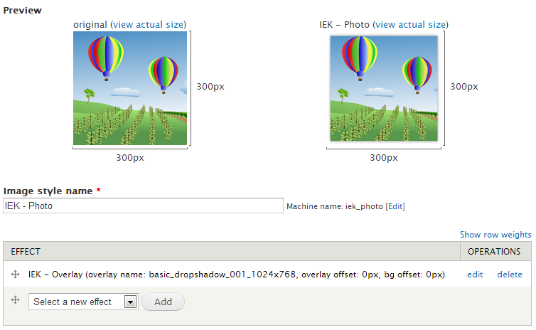 Overlay effect | Drupal.org