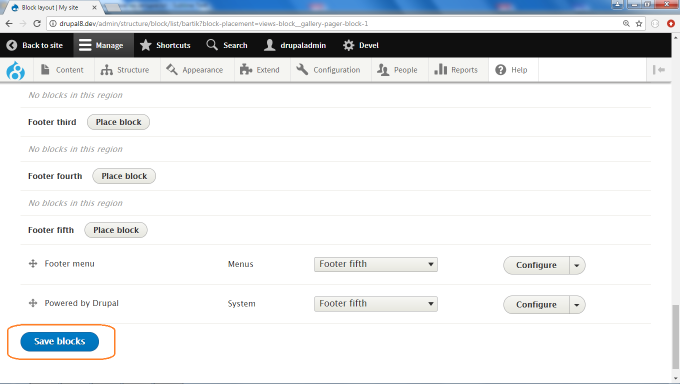 Creation Of The Image Gallery Using The Entity Pager Module Entity Pager Drupal Guide On