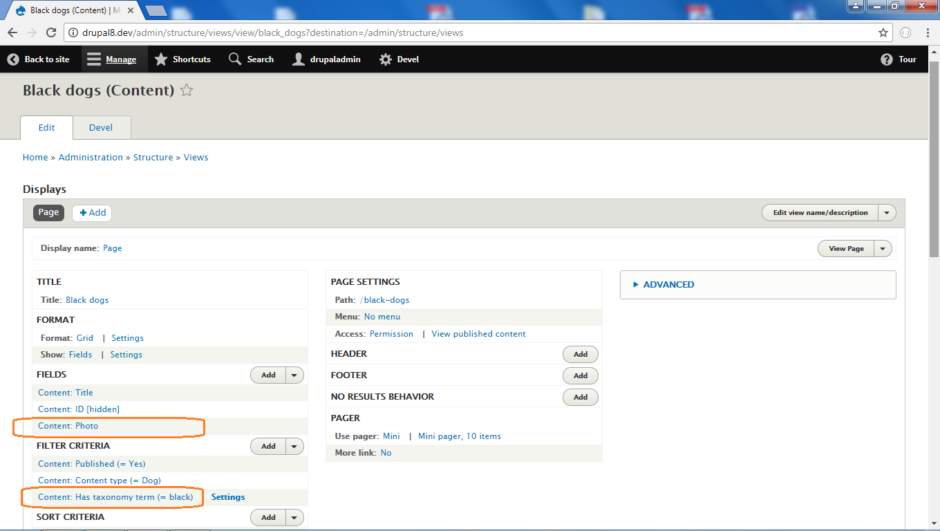 Image gallery using the 'Entity Pager', when nodes with images are multi tagged | Entity Pager ...