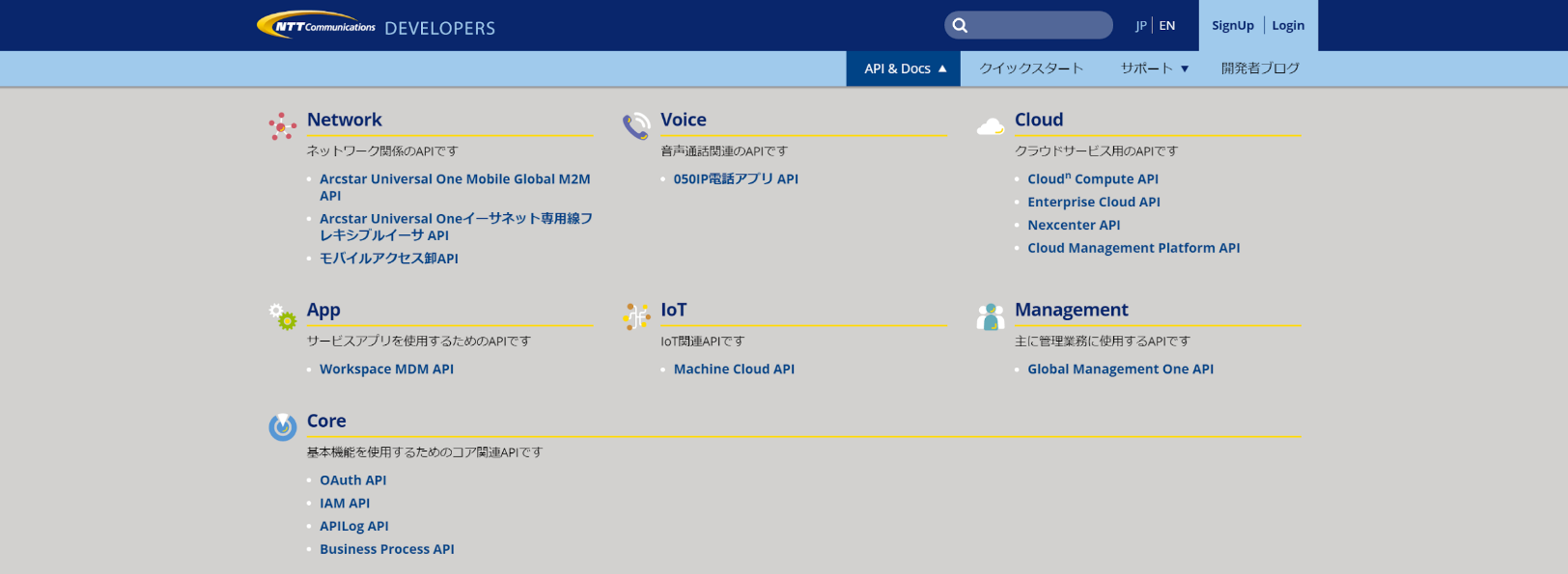 NTT Communications API Developer Portal | Drupal.org