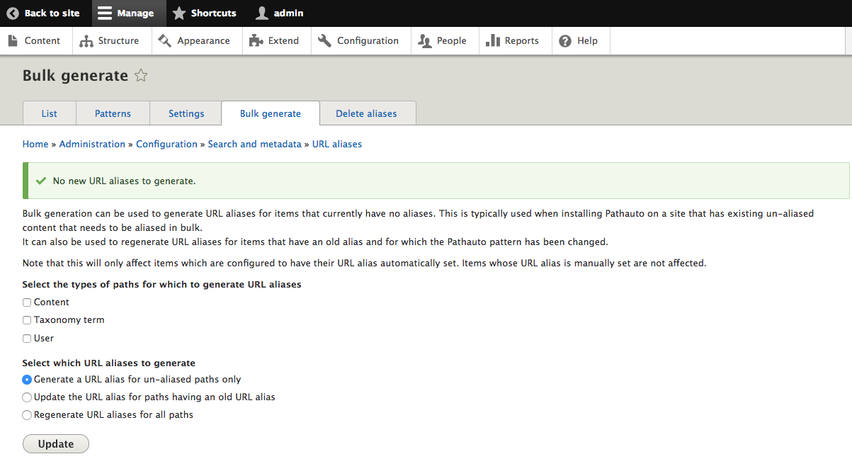 Pathauto Generate Url Path Aliases Automatically