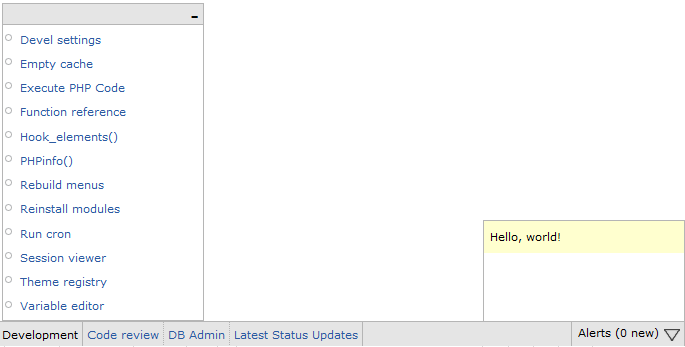 Application Toolbar (Appbar) | Drupal.org
