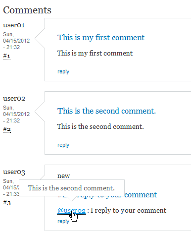 Comment Easy Reply | Drupal.org