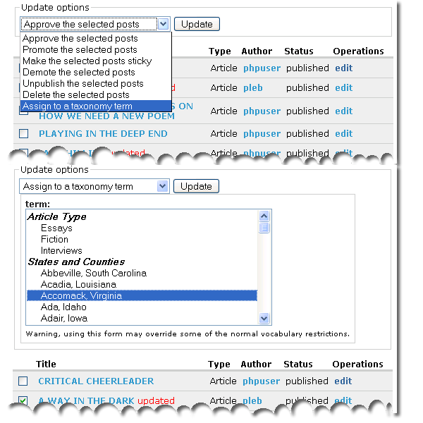 Taxonomy Multi Editor | Drupal.org