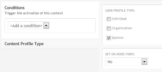 Context: Content Profile Type condition | Drupal.org Context: Content Profile Type condition | Drupal.org