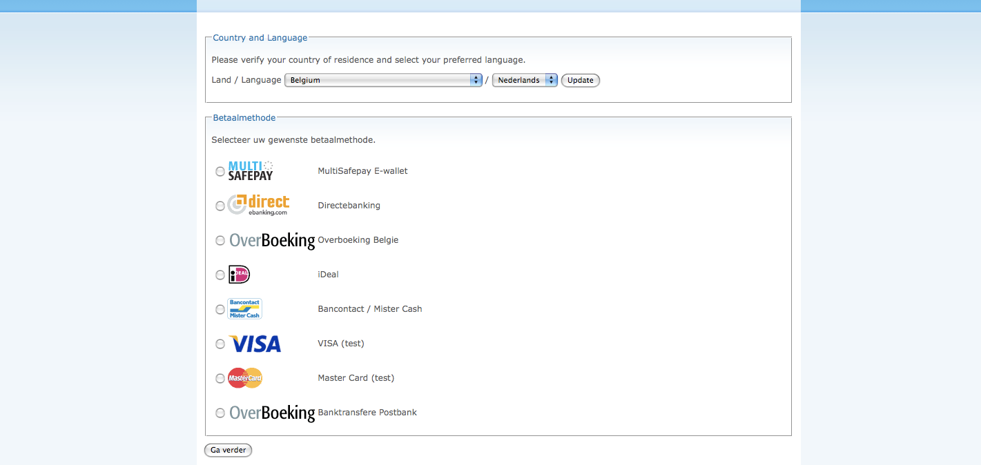 MultiSafepay integration | Drupal.org