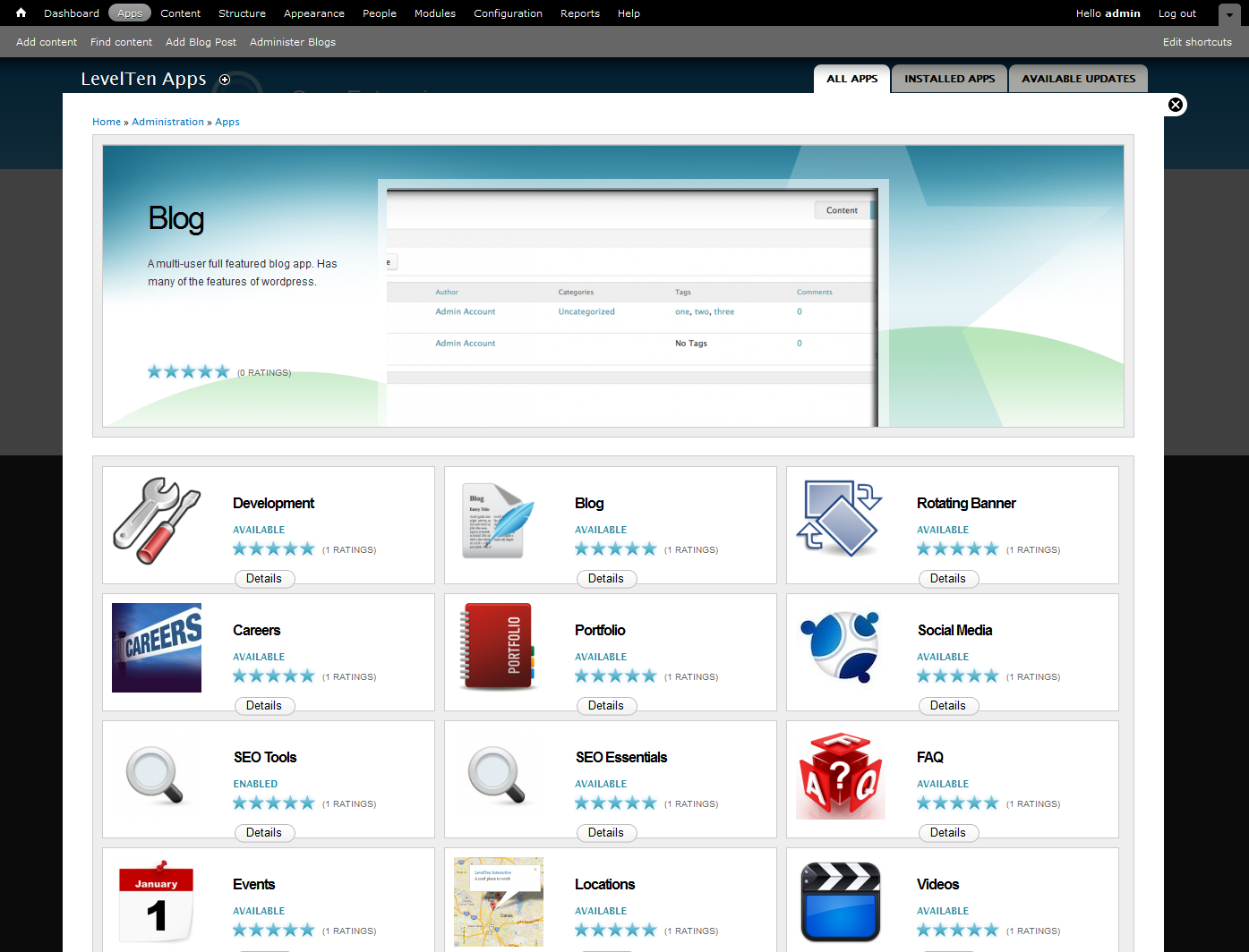 LevelTen Apps | Drupal.org