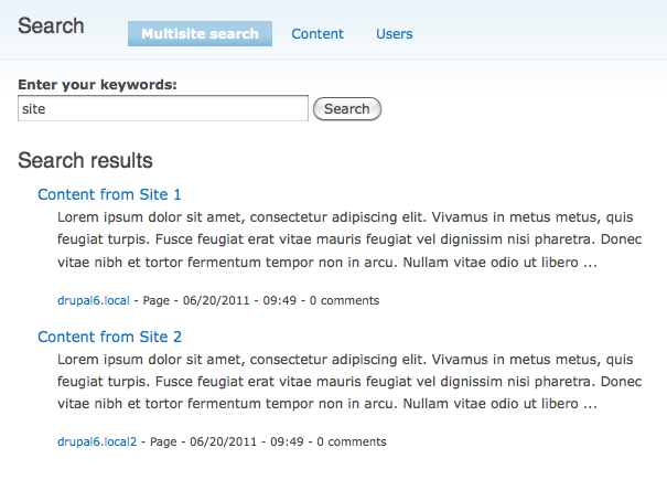 Multisite Search | Drupal.org Multisite Search | Drupal.org