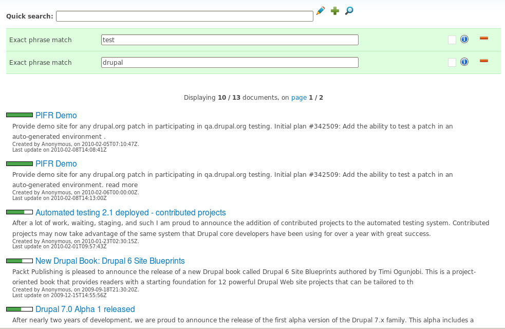 Solace Search | Drupal.org