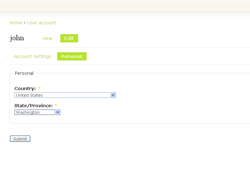 Profile Location | Drupal.org
