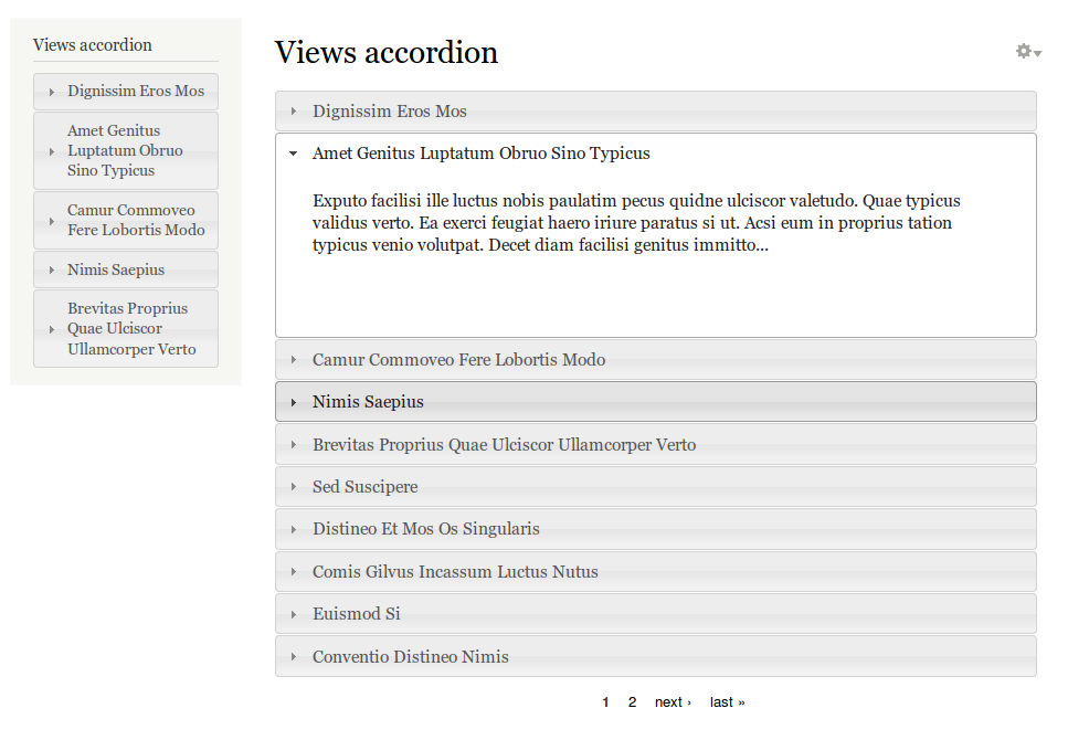 Views Accordion | Drupal.org Views Accordion | Drupal.org