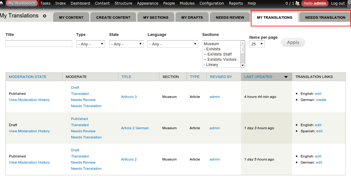 Workbench Translation | Drupal.org